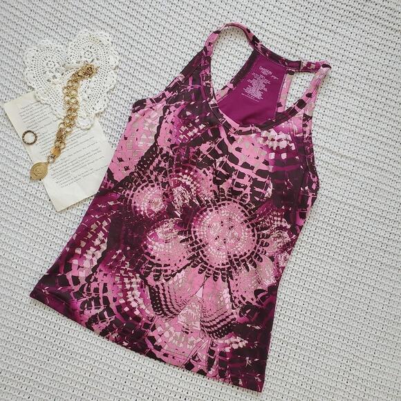 Danskin | Tops | Danskin Athletic Top With A Pink Design All Over ...